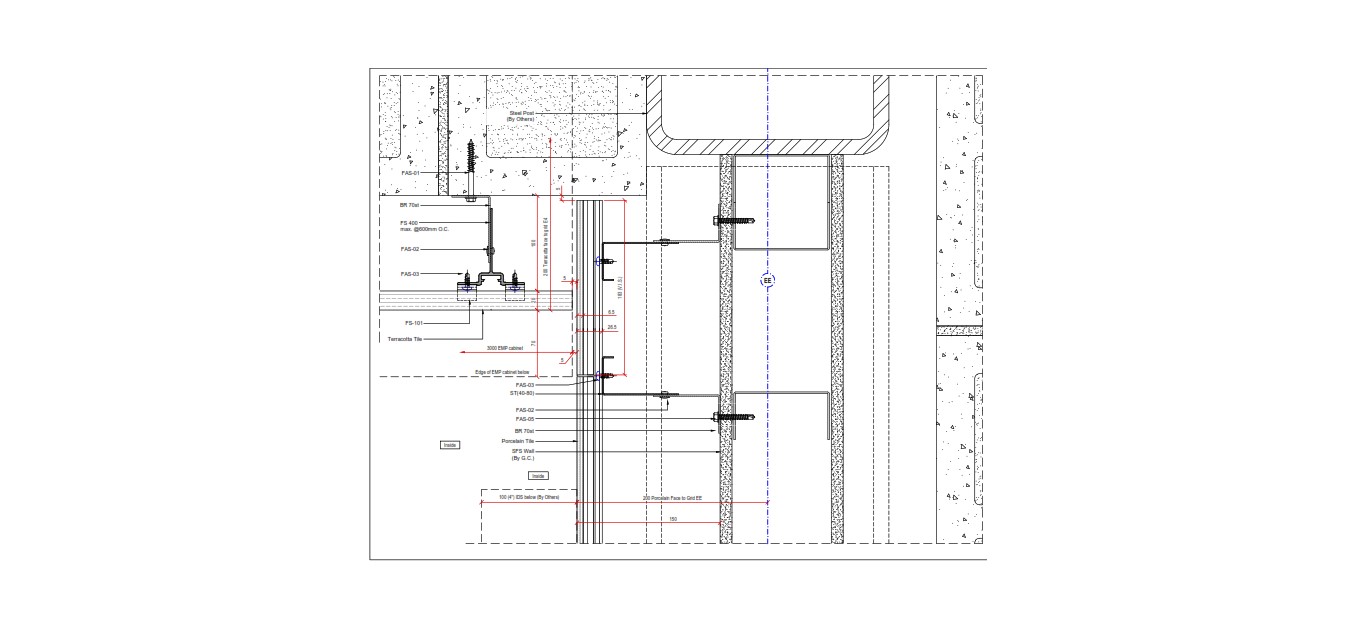 Terracotta Shop Drawings for Toronto - Skyline Facades
